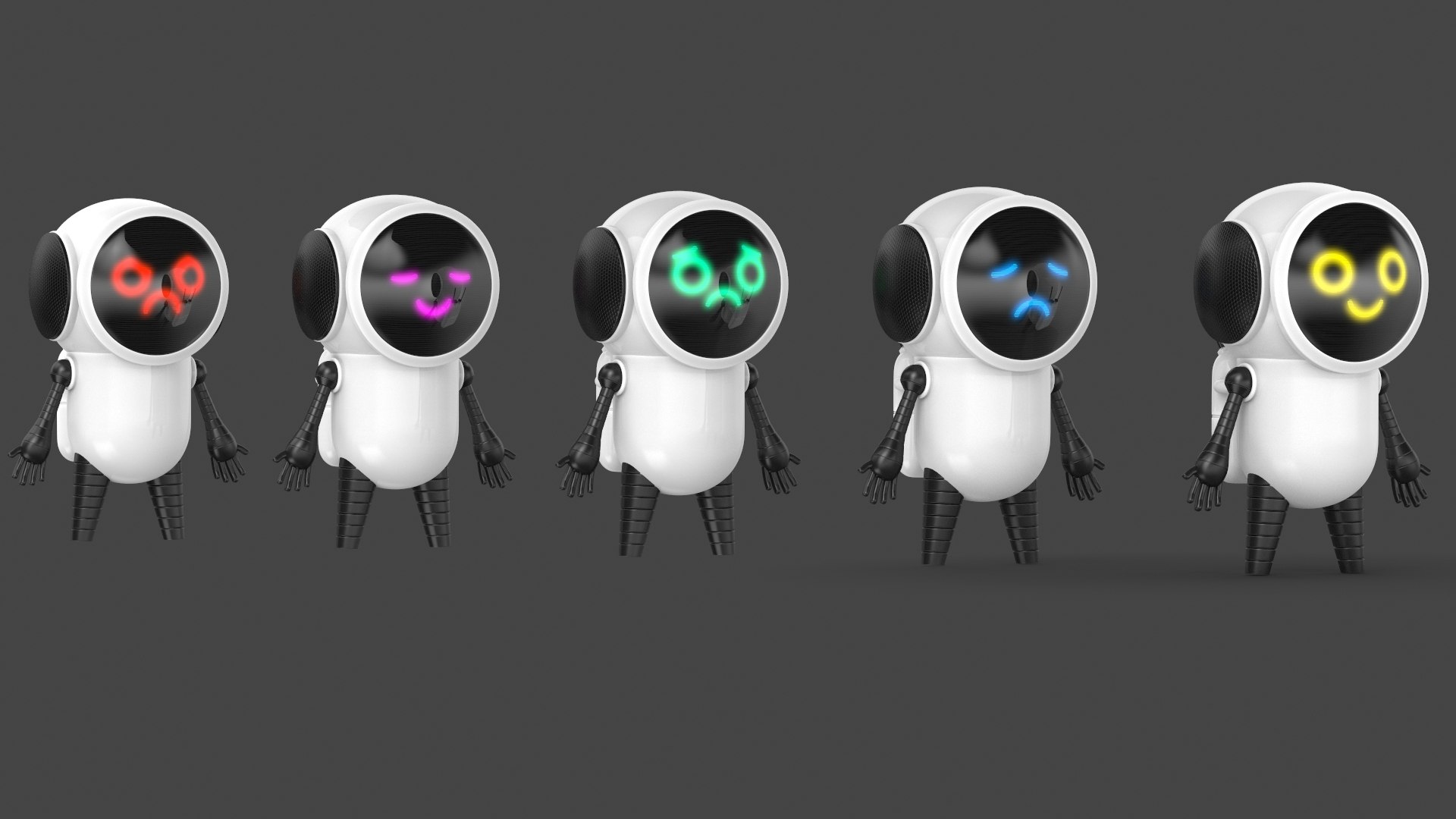 3D Model Cute Robot Rig - TurboSquid 2082127