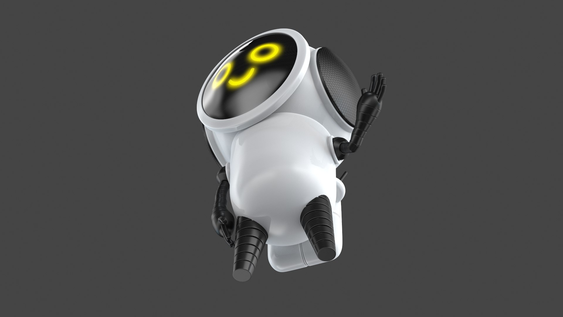 3D Model Cute Robot Rig - TurboSquid 2082127