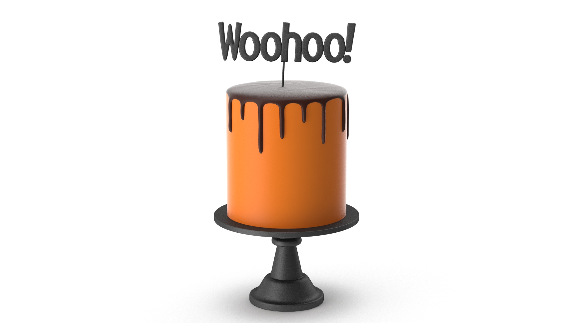 Bolo de Halloween com Woohoo Topper Modelo 3D - TurboSquid 1792635