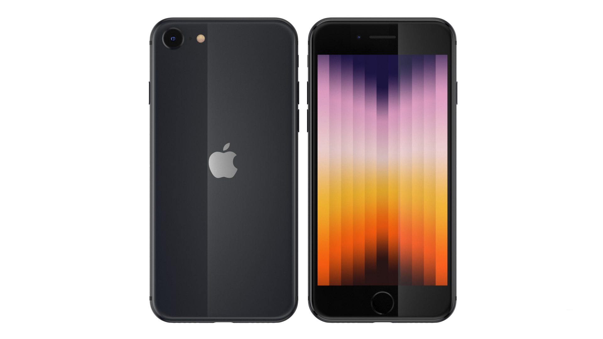 Apple IPhone SE 2022 Midnight 3D Model - TurboSquid 2115260