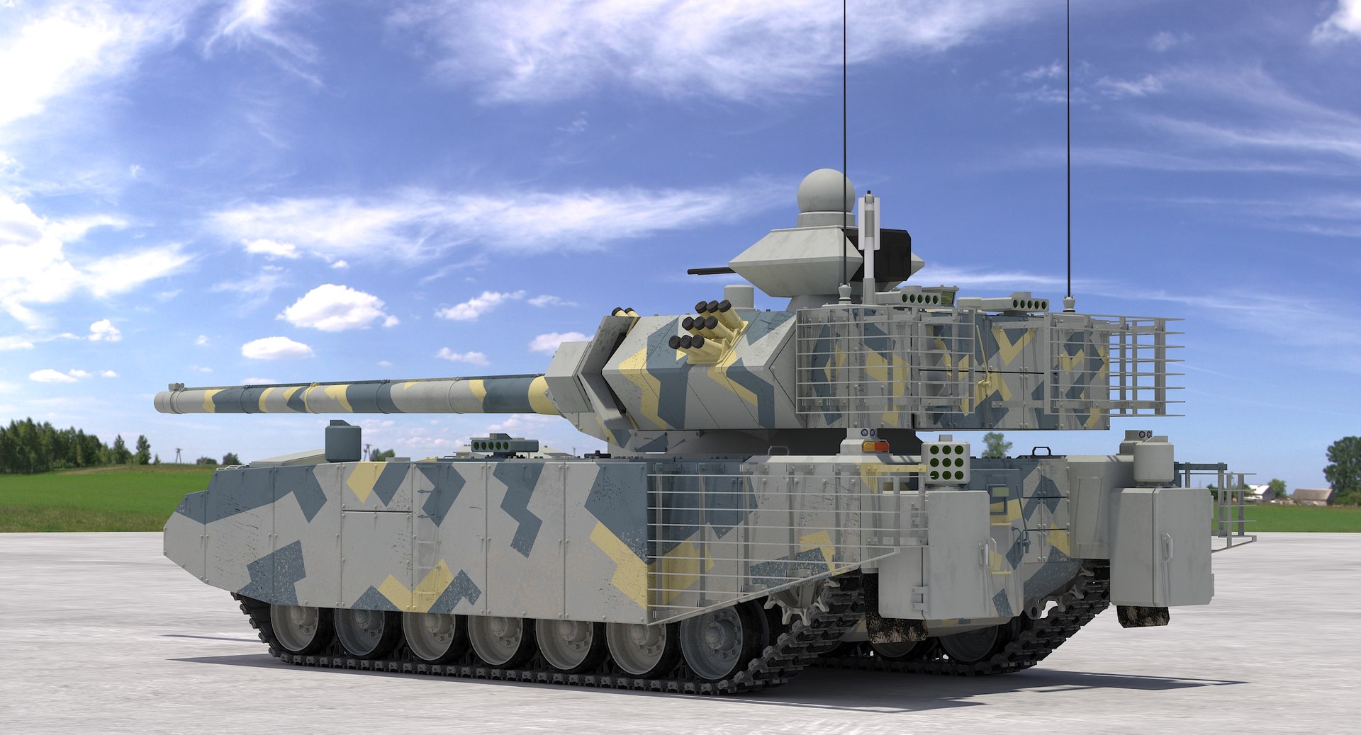 T-100 Object-189 Tank Grey 3D Model - TurboSquid 1227636