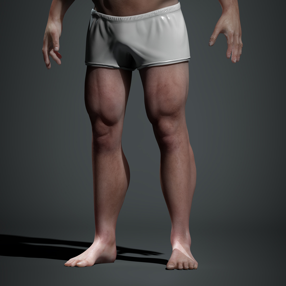 human man 3d model