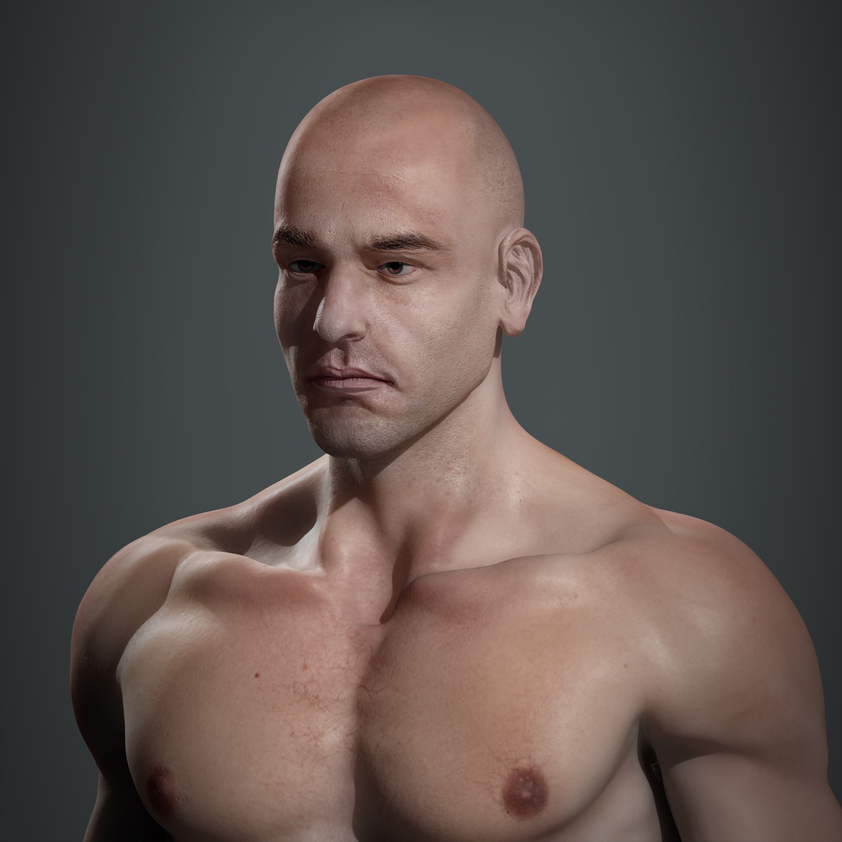 human man 3d model