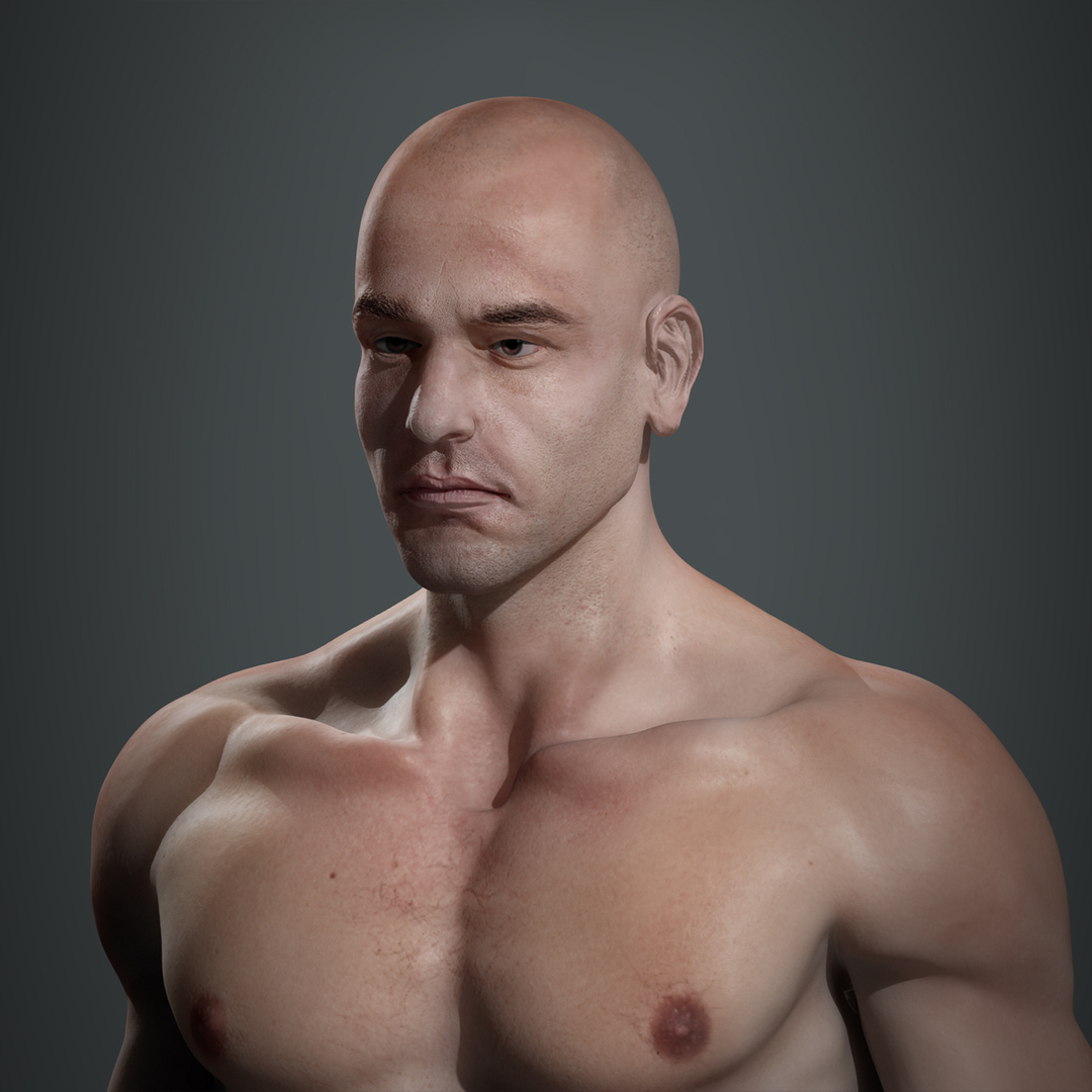 human man 3d model
