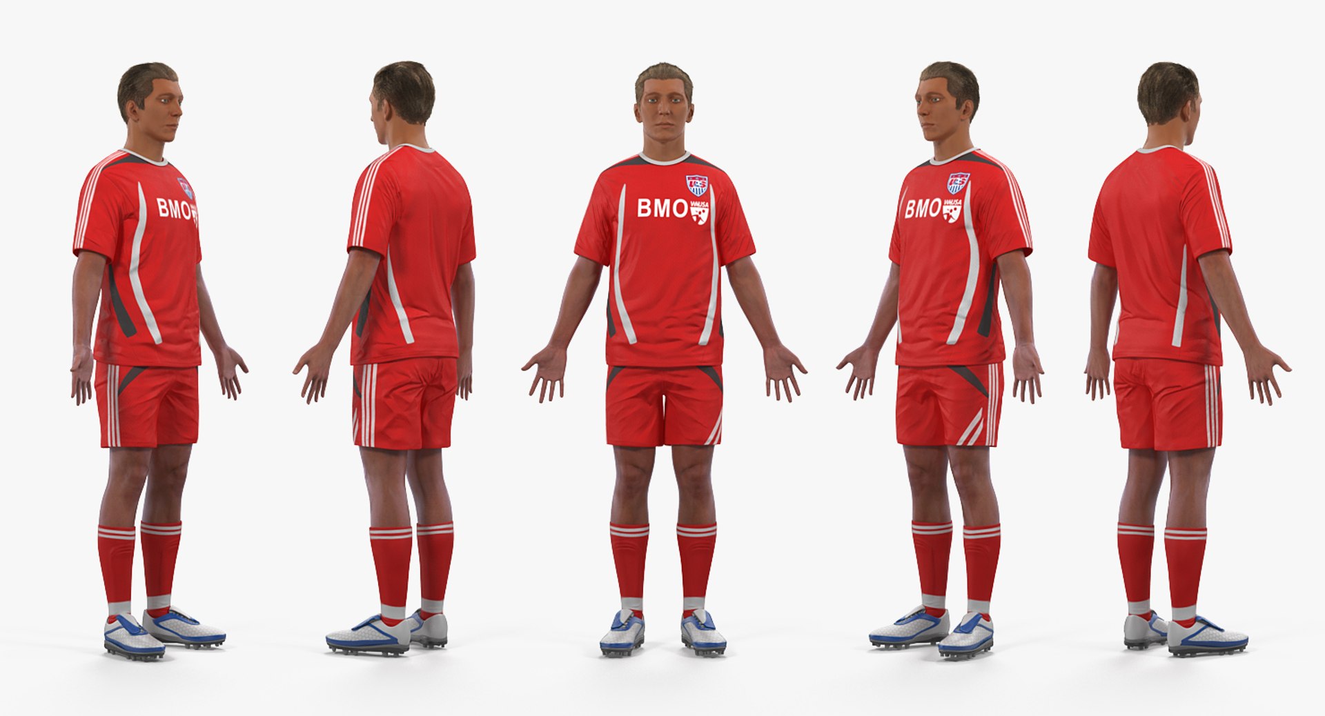 Soccer Football Player Rigged Model - TurboSquid 1326525