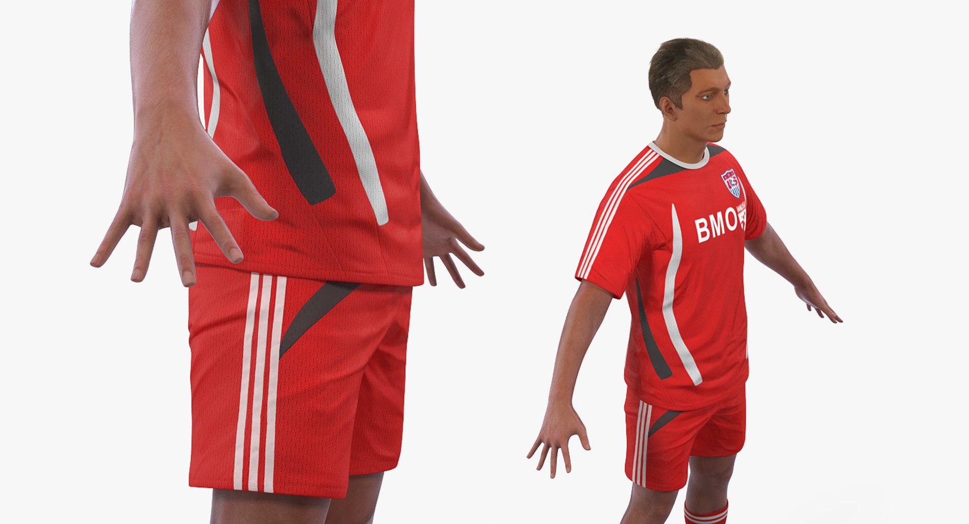 Soccer Football Player Rigged Model - TurboSquid 1326525