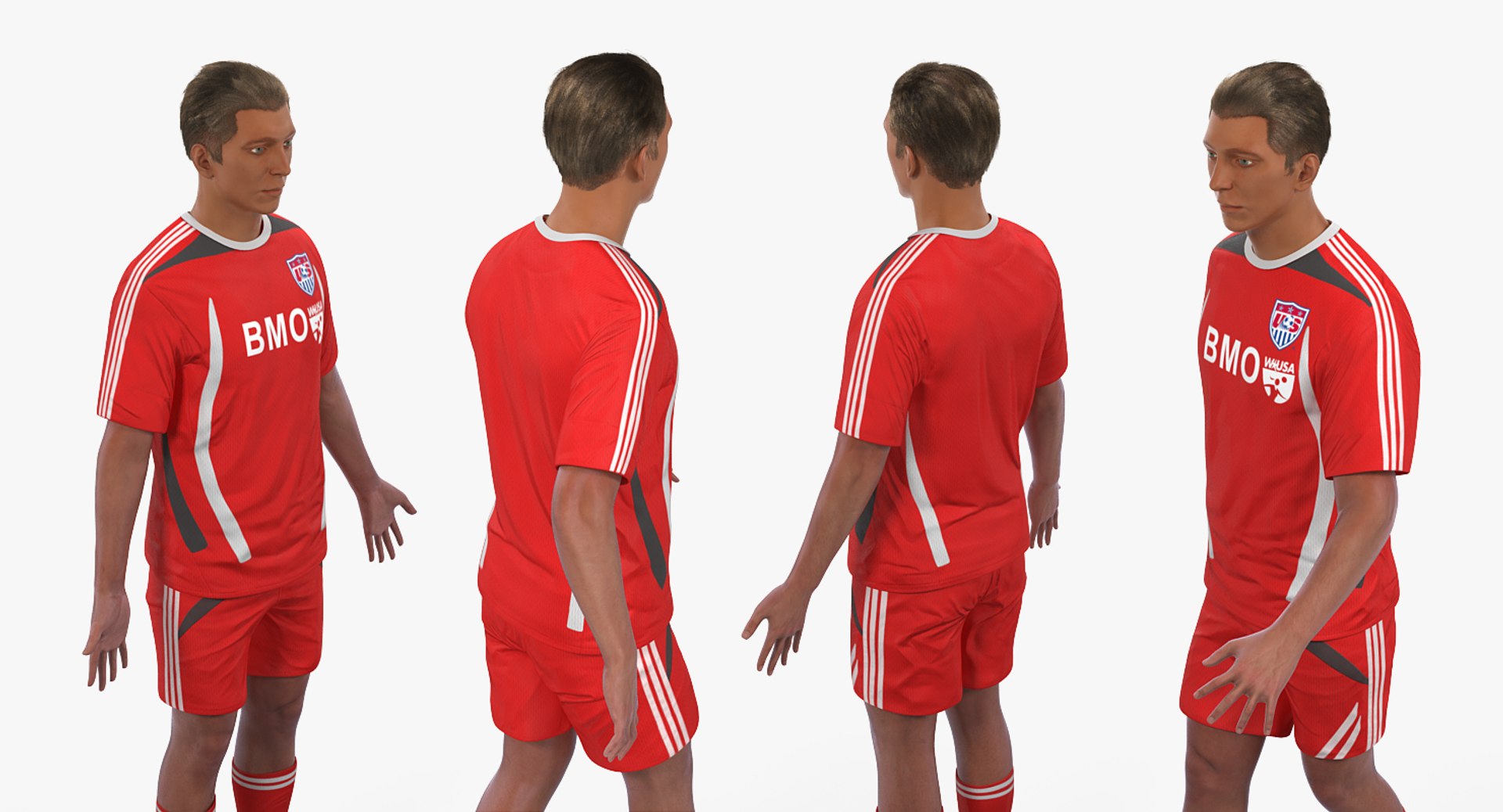 Soccer Football Player Rigged Model - TurboSquid 1326525