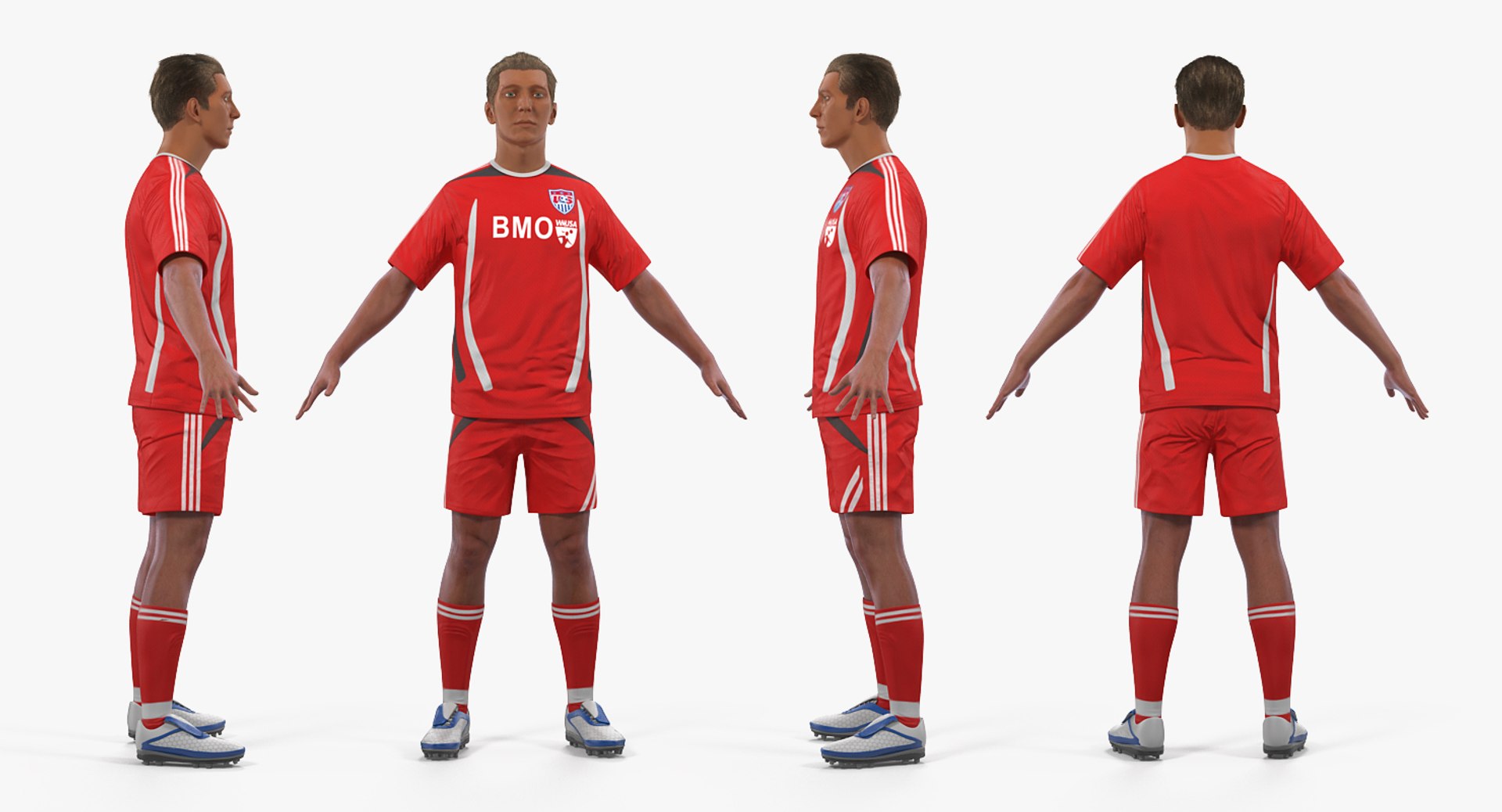 Soccer Football Player Rigged Model - TurboSquid 1326525
