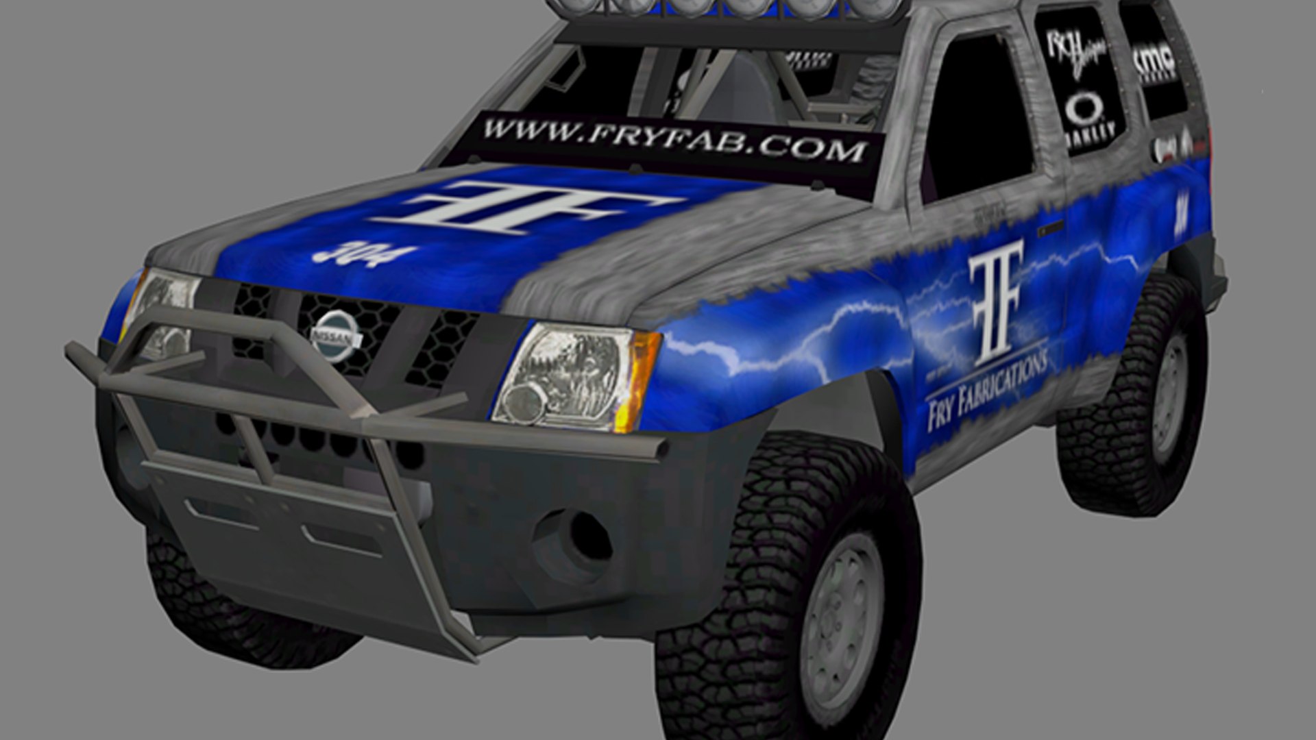 Offroad-011 II 3D Offroad Sport Car II TEAMER-FRY-Racing-4x4 Car-3D Low ...