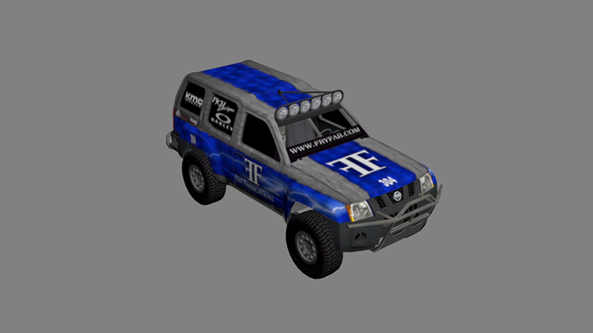 Offroad-011 II 3D Offroad Sport Car II TEAMER-FRY-Racing-4x4 Car-3D Low ...