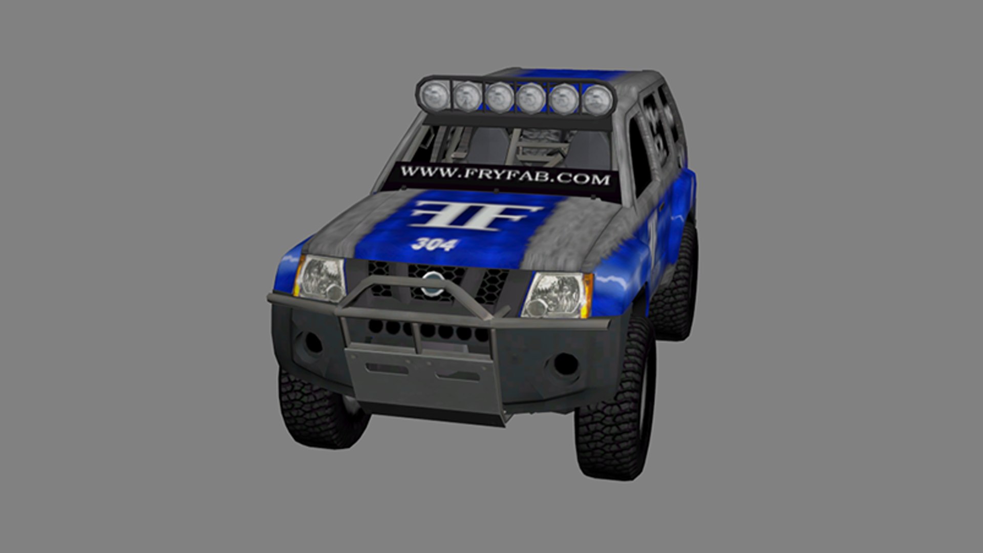Offroad-011 II 3D Offroad Sport Car II TEAMER-FRY-Racing-4x4 Car-3D Low ...
