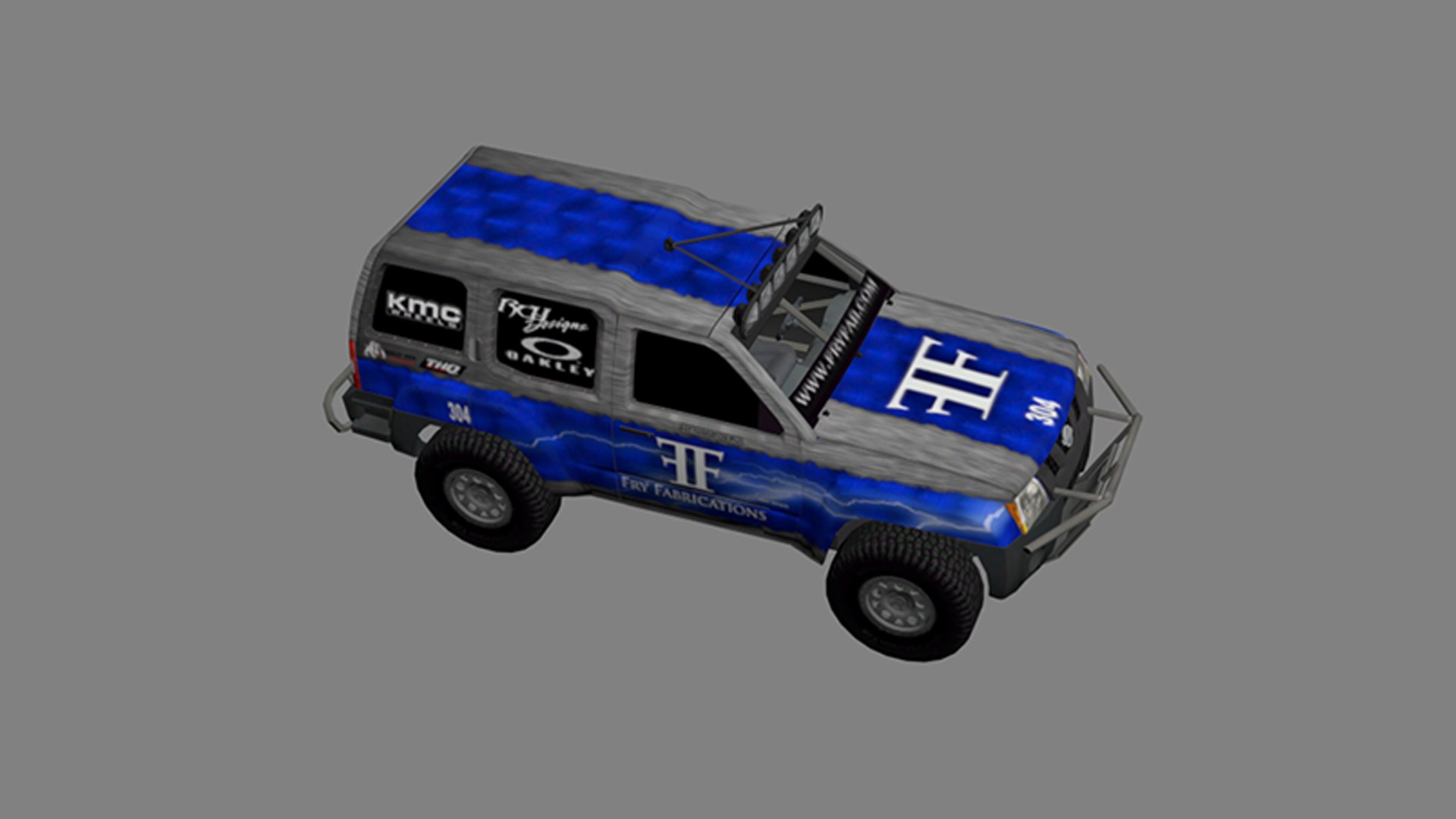Offroad-011 II 3D Offroad Sport Car II TEAMER-FRY-Racing-4x4 Car-3D Low ...