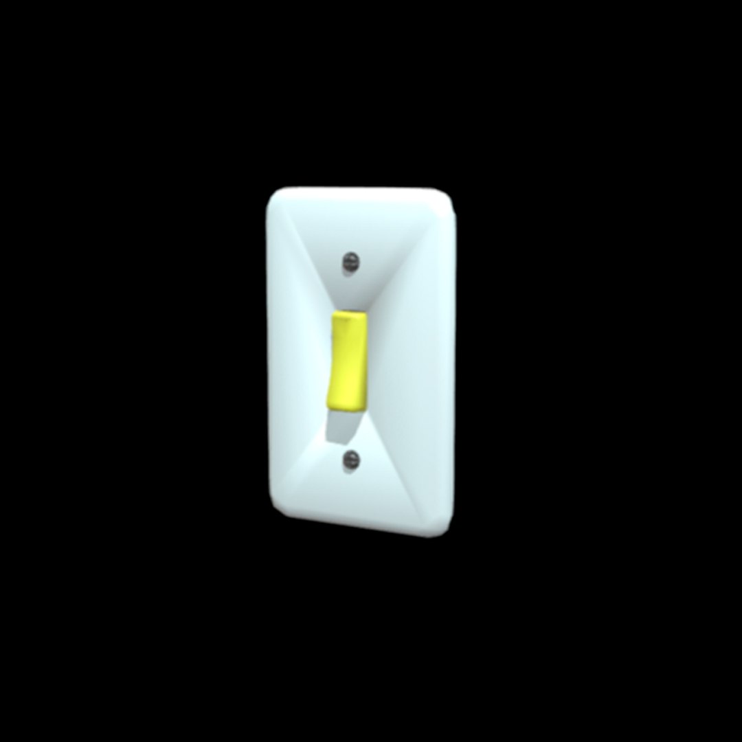 Light Switch 3D Model - TurboSquid 2002638