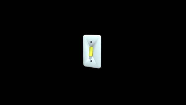 Light switch 3D model - TurboSquid 2002638