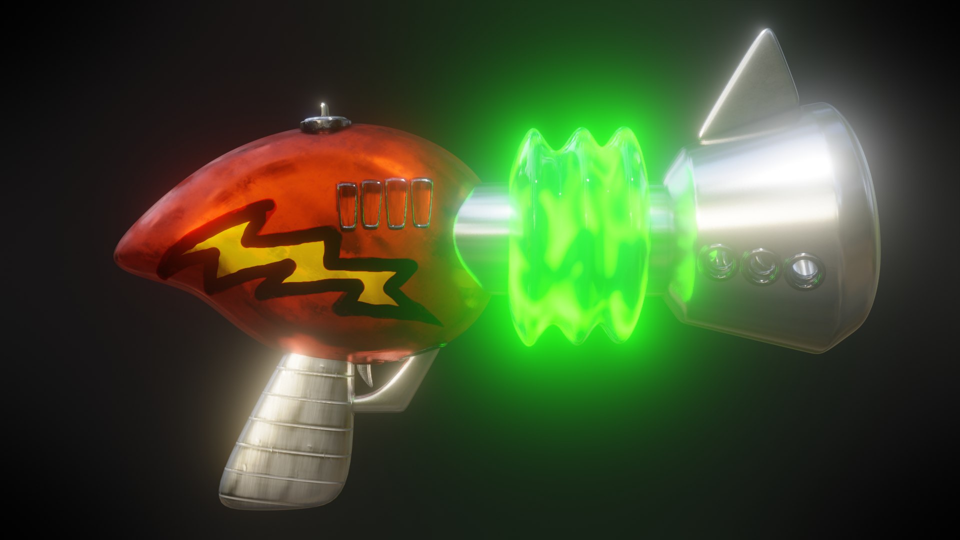 Cortex Gun Crash Bandicoot 3D Model - TurboSquid 1630225