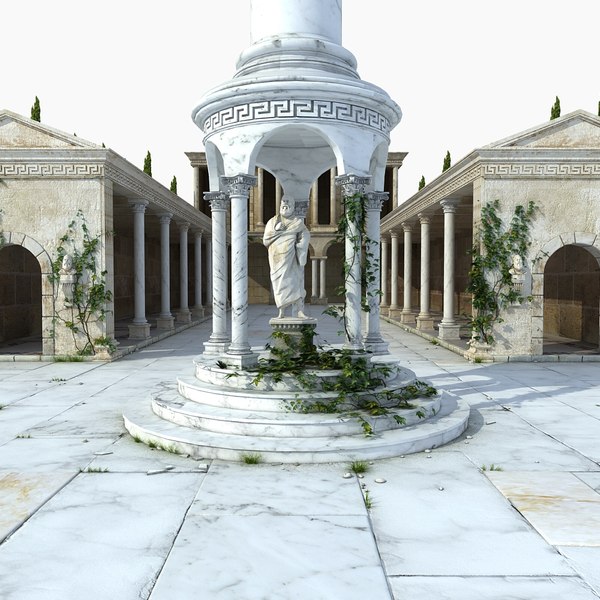 3D greek architecture model - TurboSquid 1215425