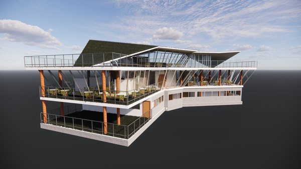 Edificio Comercial Revit 3D Modelos para Descargar | TurboSquid