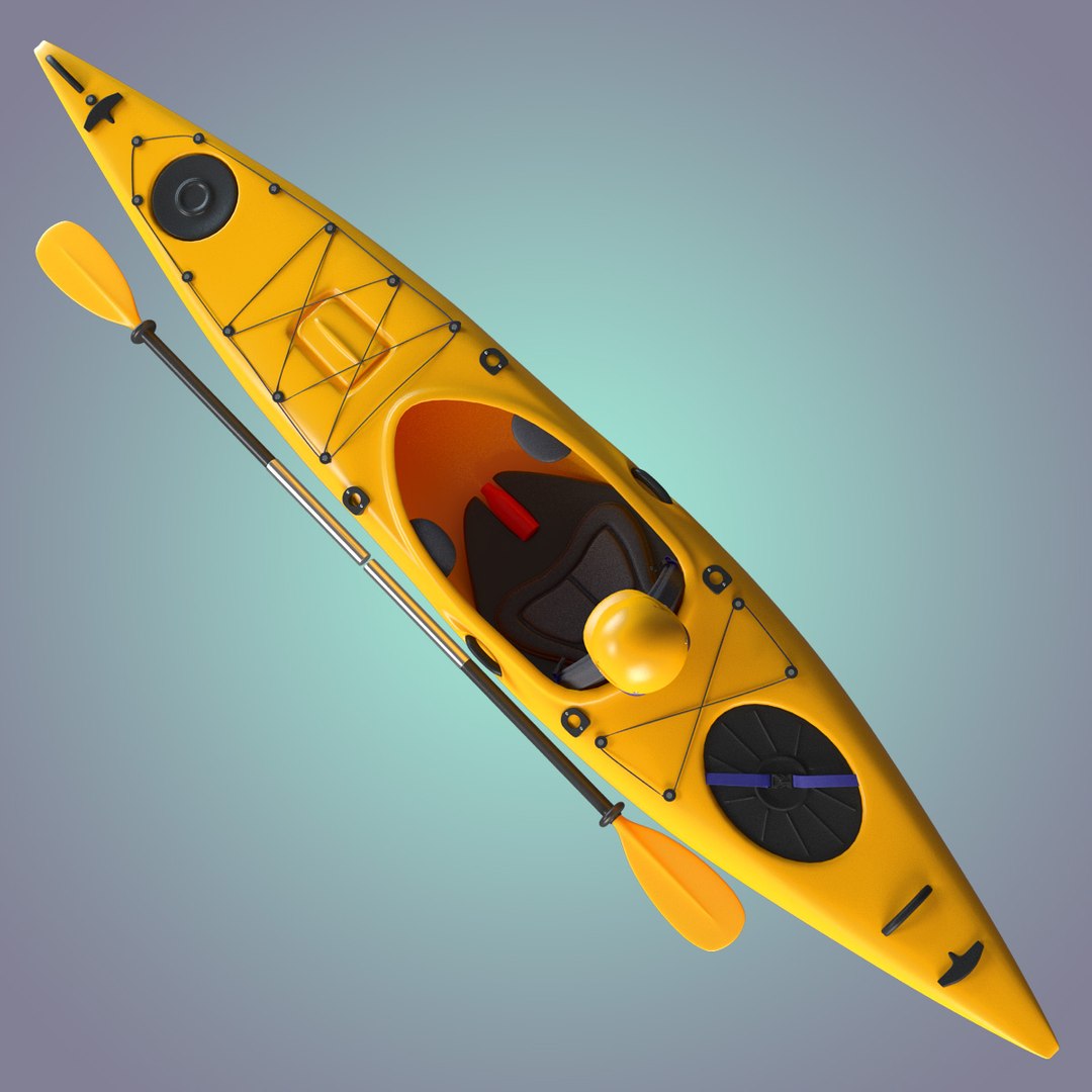 3d Model Boats Kayak Catamaran