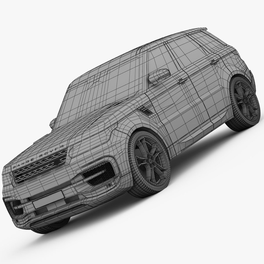 3d Land Rover Range Sport Model