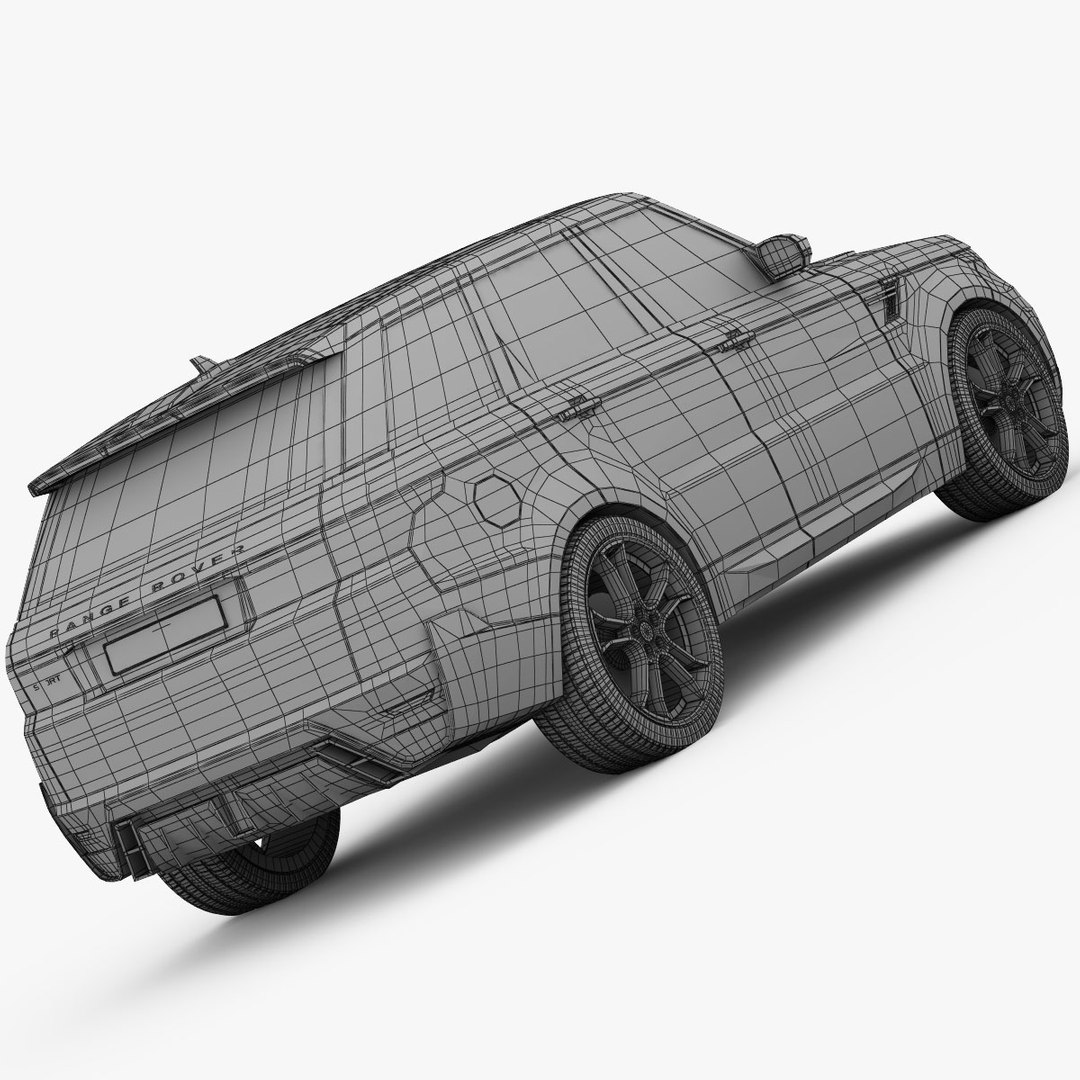 3d Land Rover Range Sport Model
