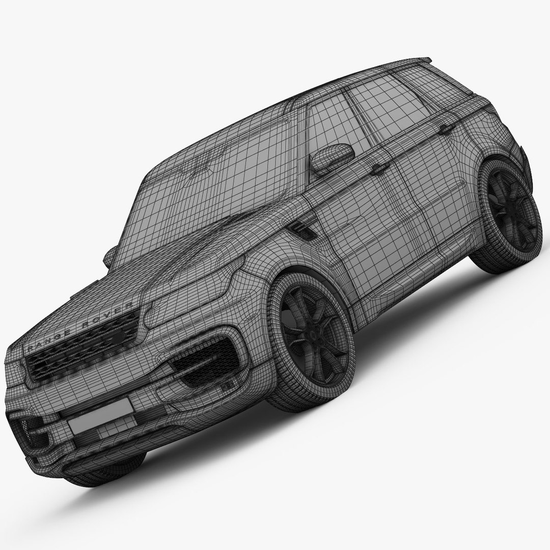 3d Land Rover Range Sport Model