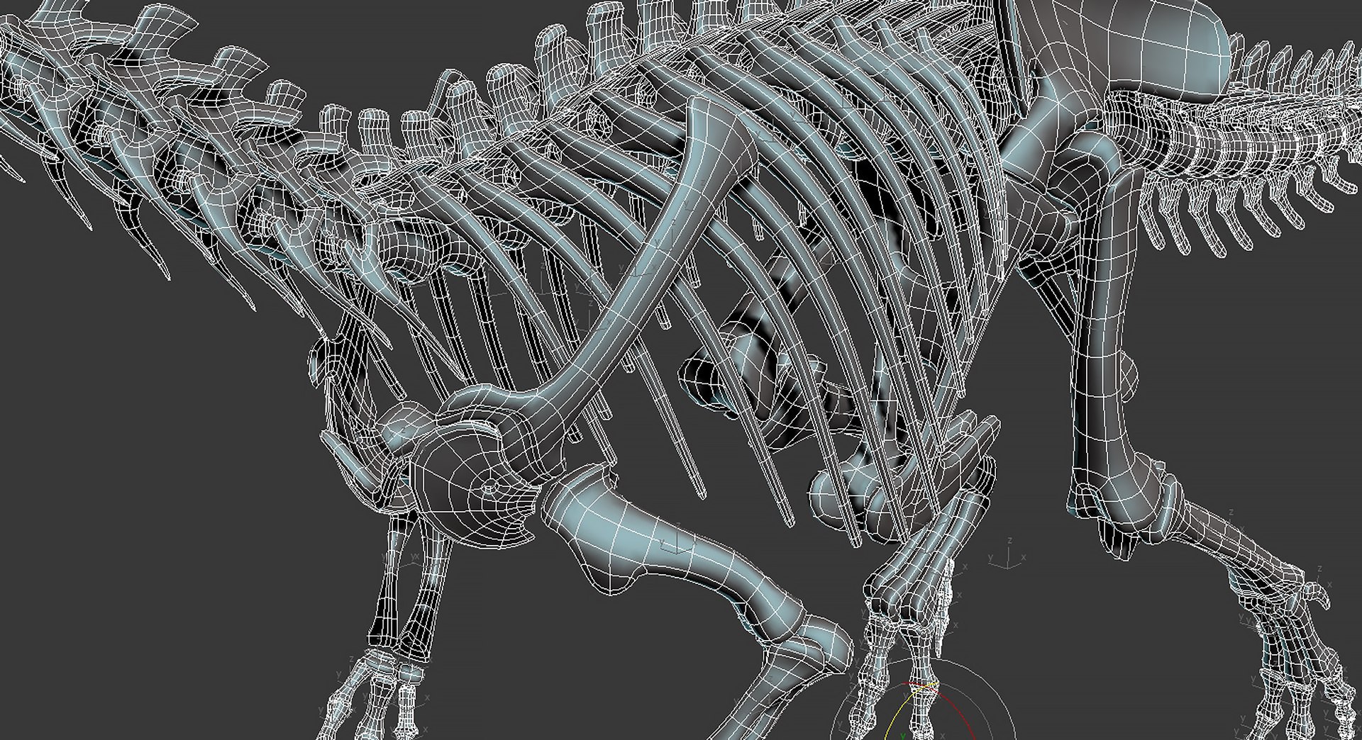 Allosaurus Skeleton Model - TurboSquid 1228773