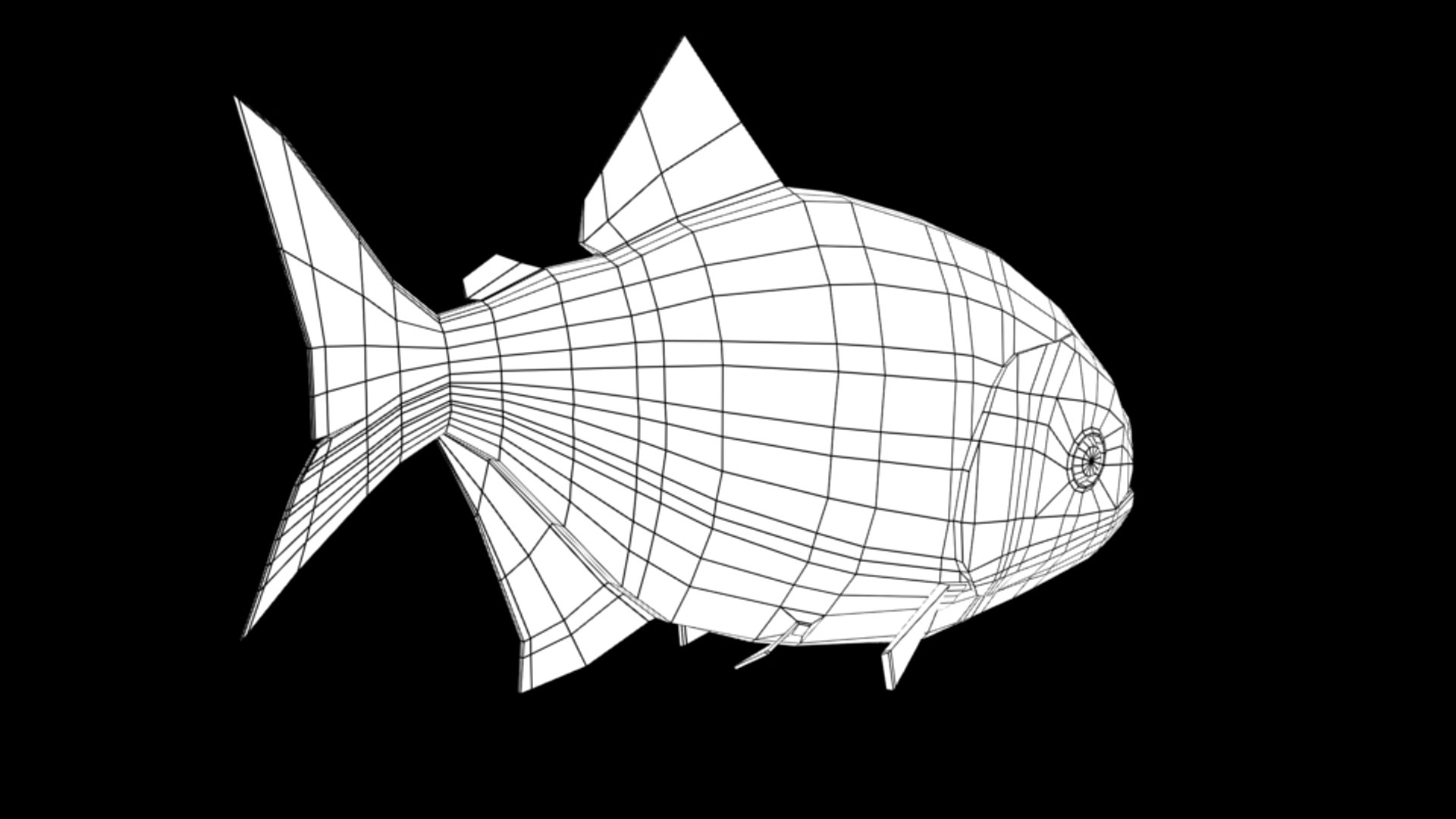 Piranha fish 3D model - TurboSquid 1285848