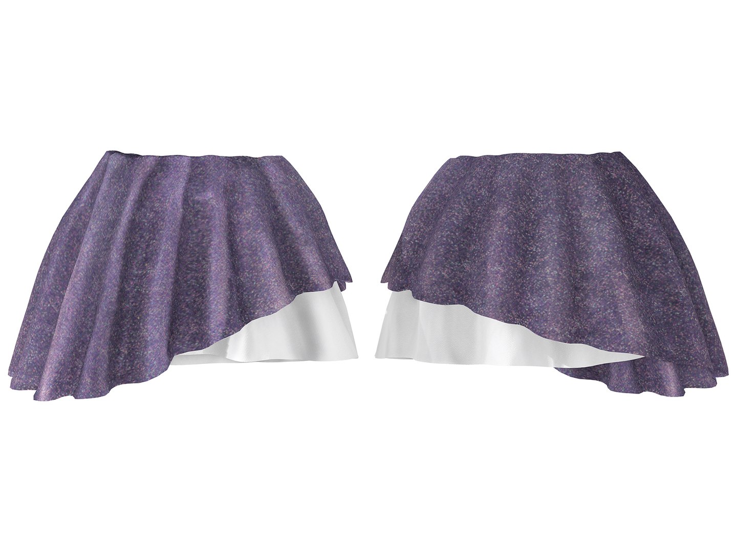 3D Blue Purple White Teal Tones Fantasy Outfit - TurboSquid 2001251