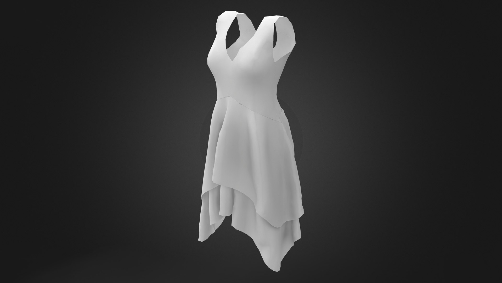 Boho Style Dress V1 3D Model - TurboSquid 1860897