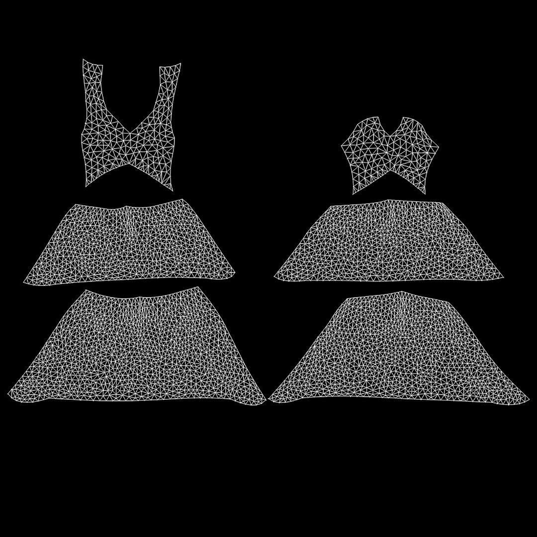 Boho Style Dress V1 3D Model - TurboSquid 1860897