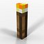 Minecraft Torch 3d Model