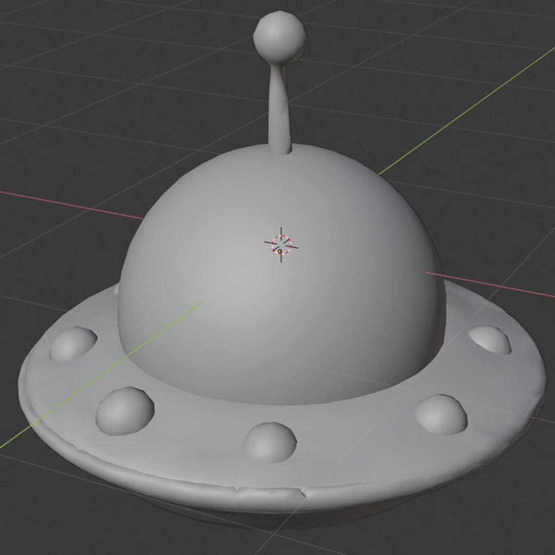 Free 3D Model Cute Ufo - TurboSquid 1431958
