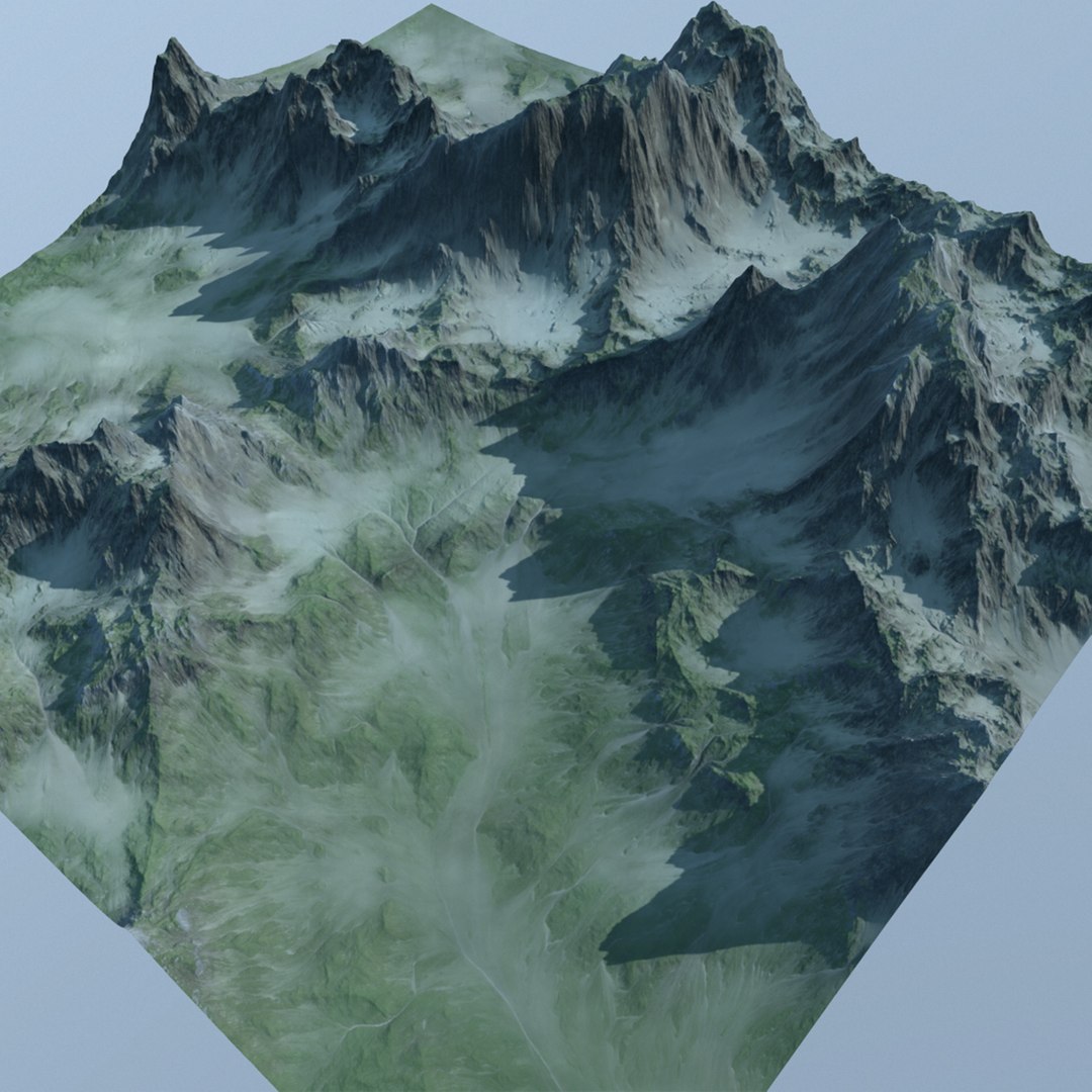 Mountains 3D Model - TurboSquid 1752733