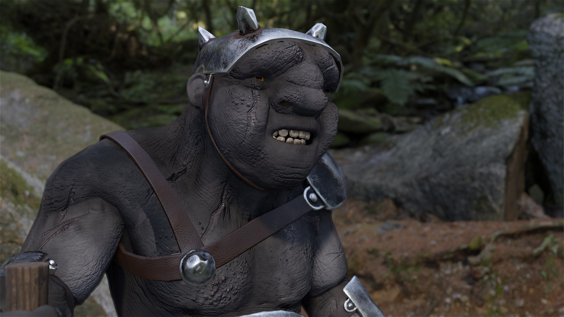 Armed Troll 3D model - TurboSquid 1732187