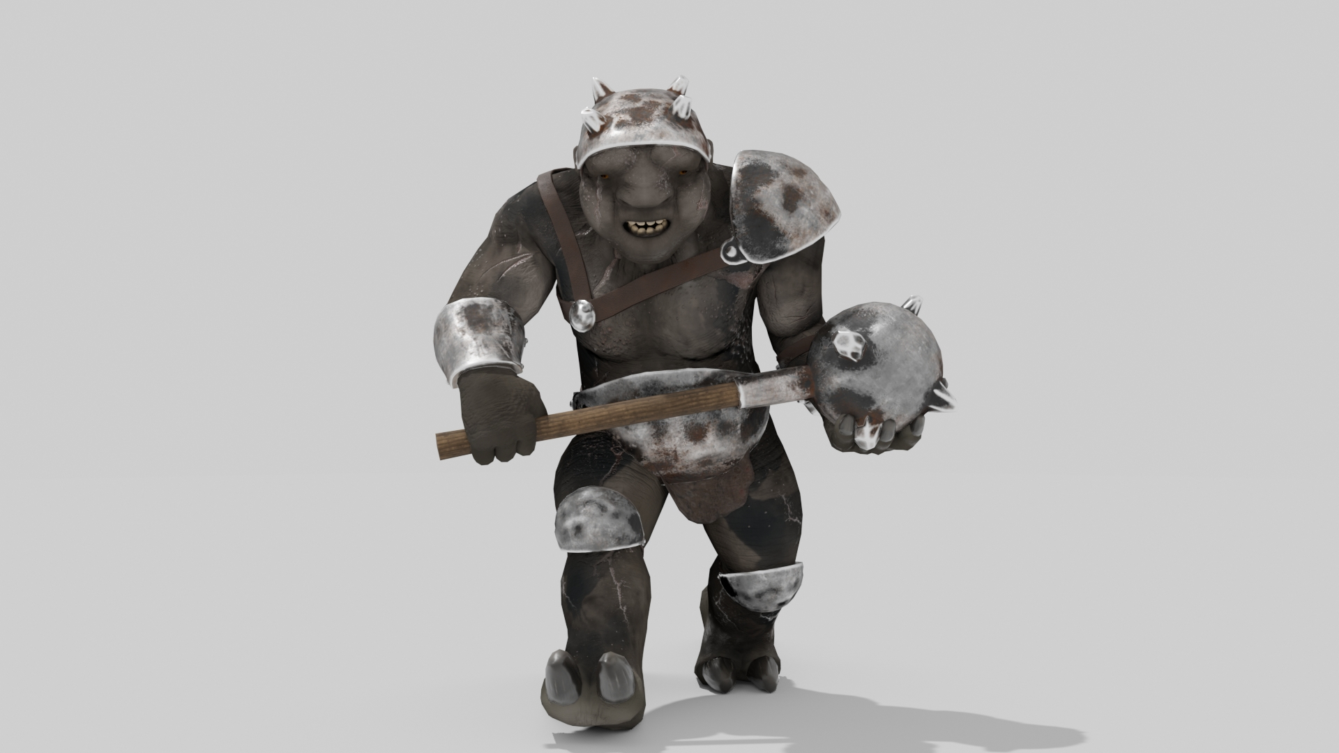 Armed Troll 3D model - TurboSquid 1732187