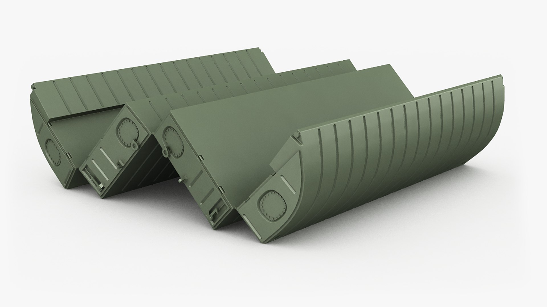 Pmp Bridge Pontoon Model - TurboSquid 1420403