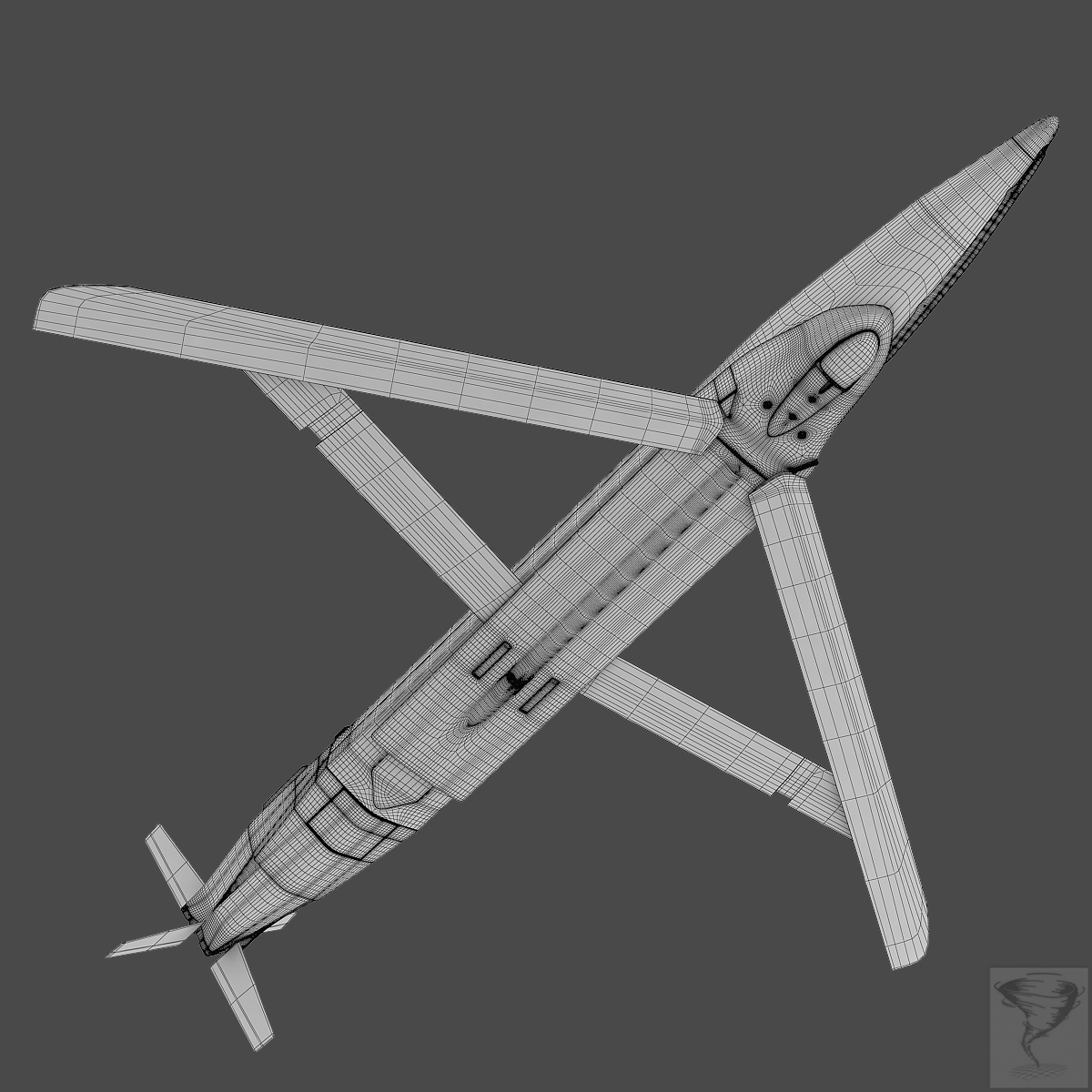 3d model gbu-39b small diameter bomb