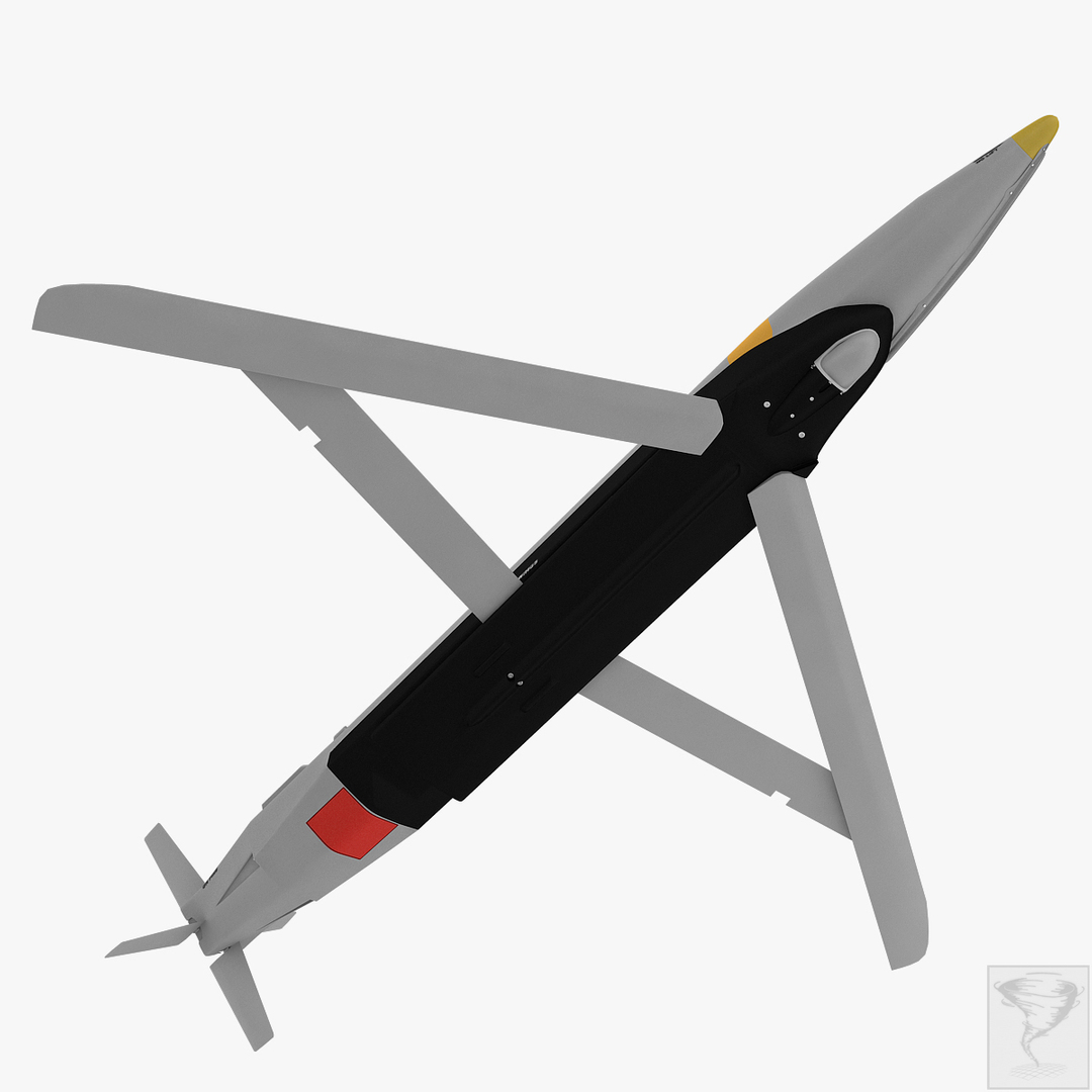 3d model gbu-39b small diameter bomb