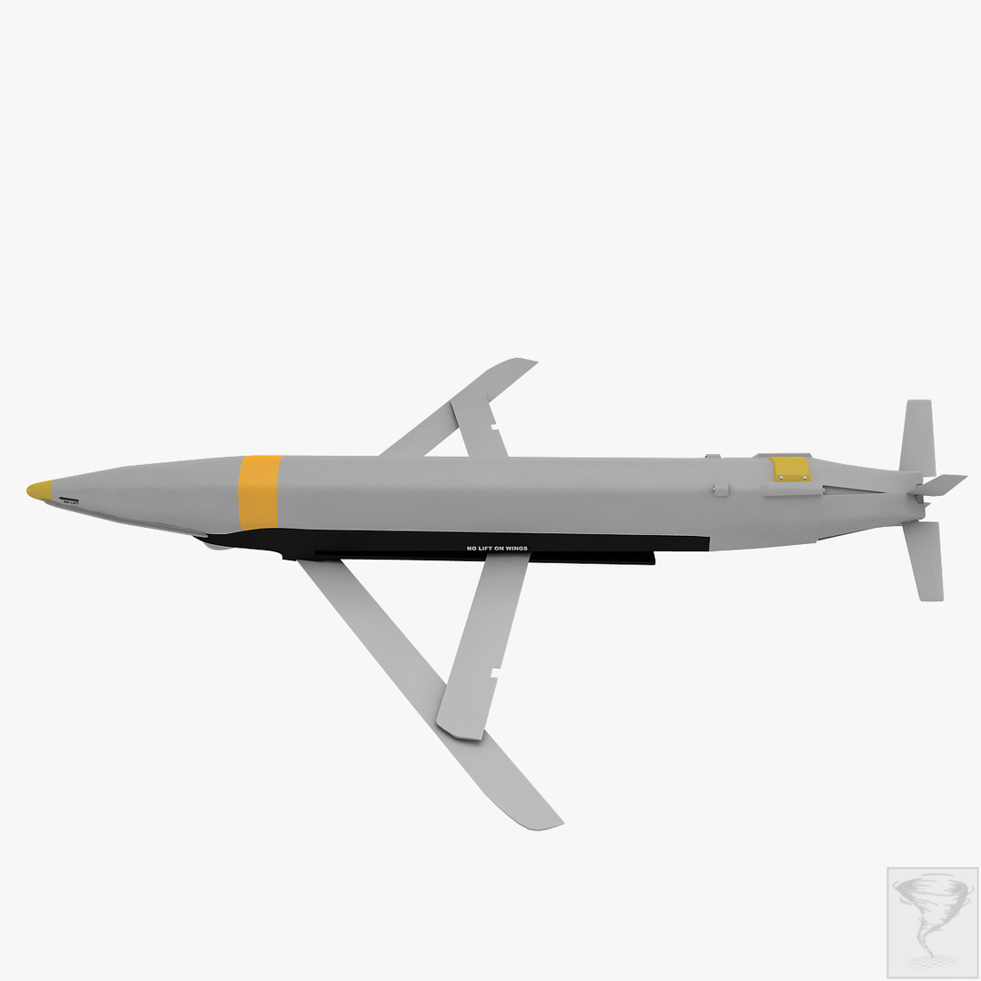 3d model gbu-39b small diameter bomb