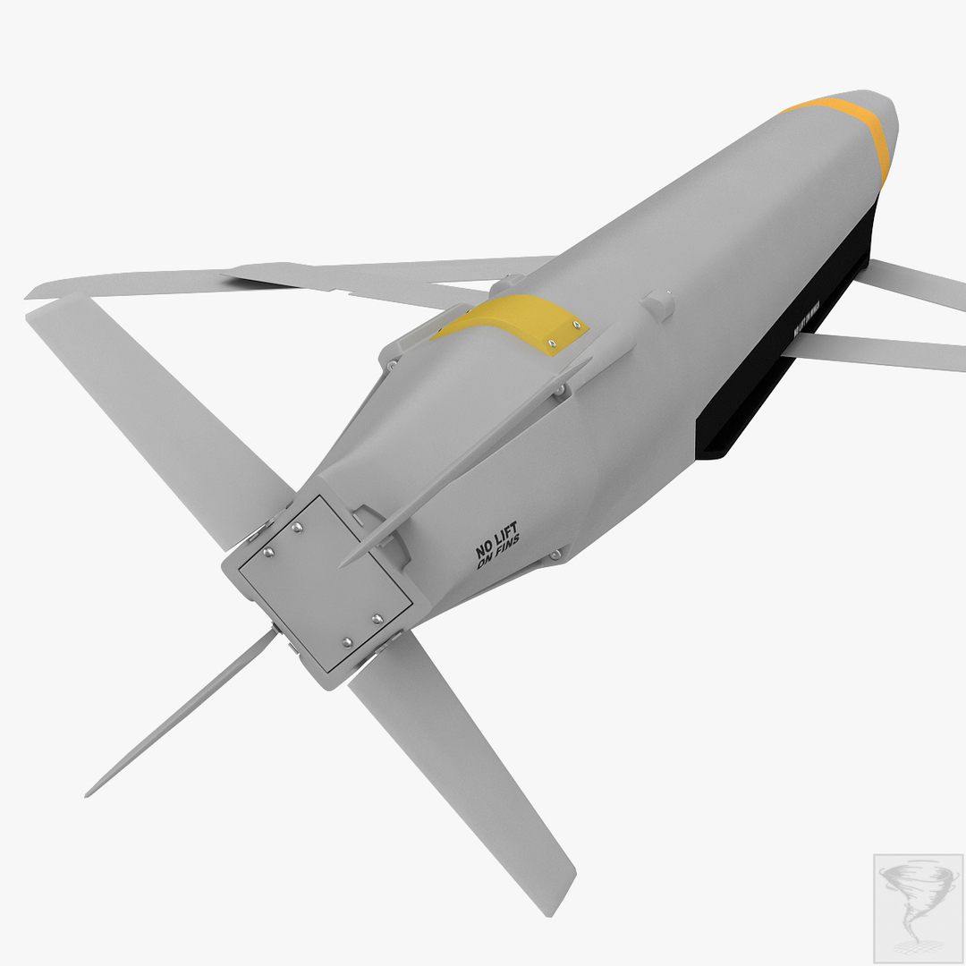 3d model gbu-39b small diameter bomb