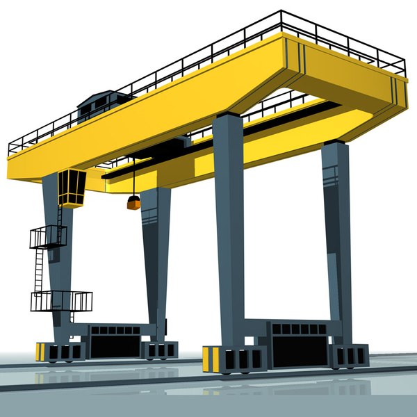cranes machine 3d model