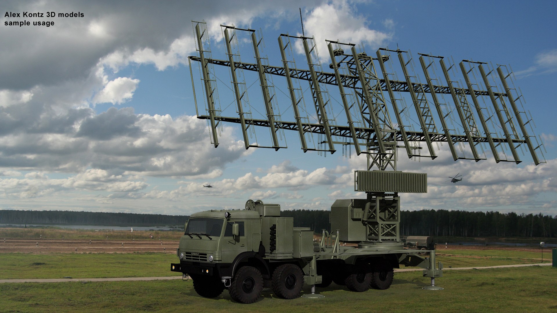 Russian Mobile Radar 3D Model - TurboSquid 1157946