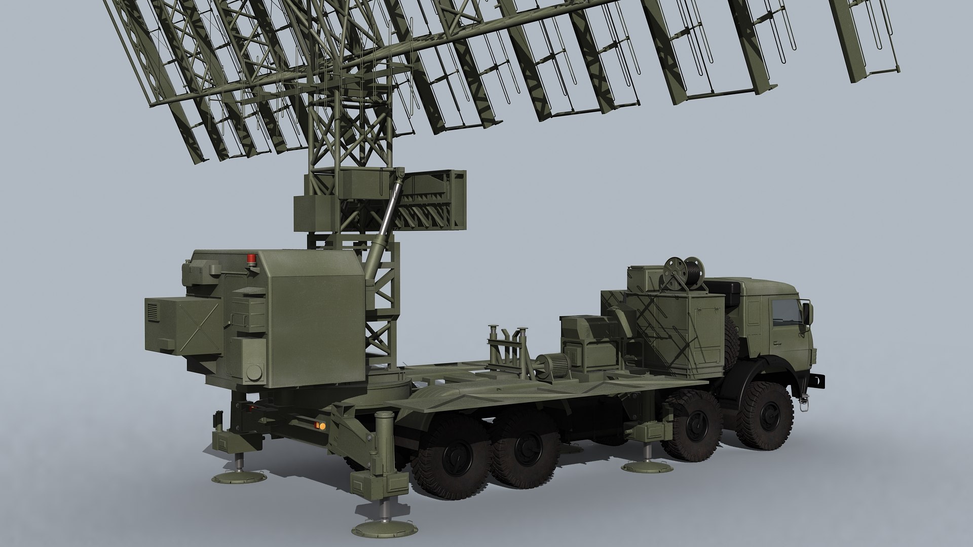 Russian Mobile Radar 3D Model - TurboSquid 1157946
