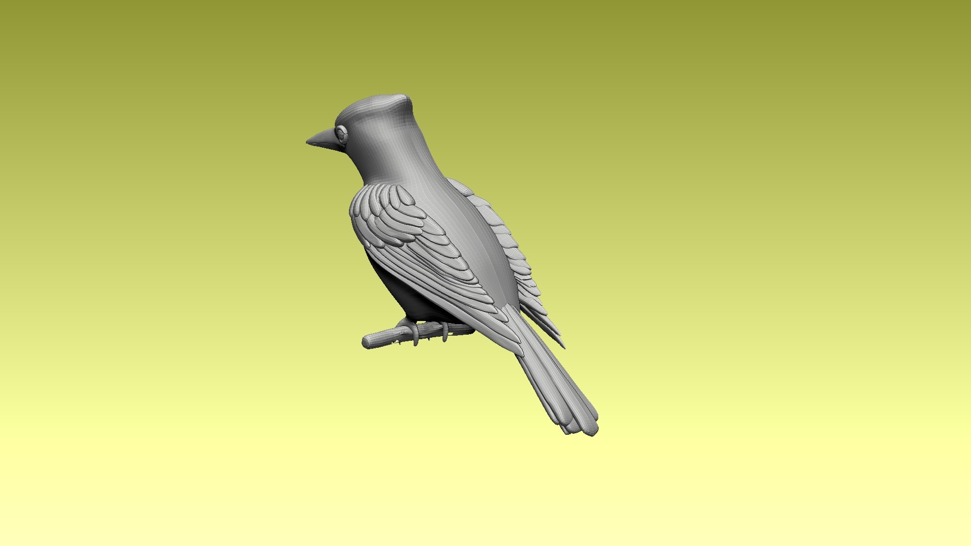 3D Jay Bird - TurboSquid 1828875