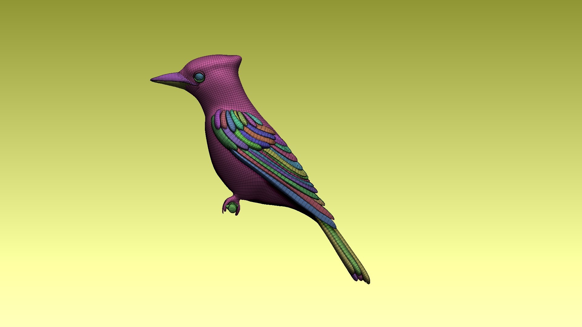 3D Jay Bird - TurboSquid 1828875