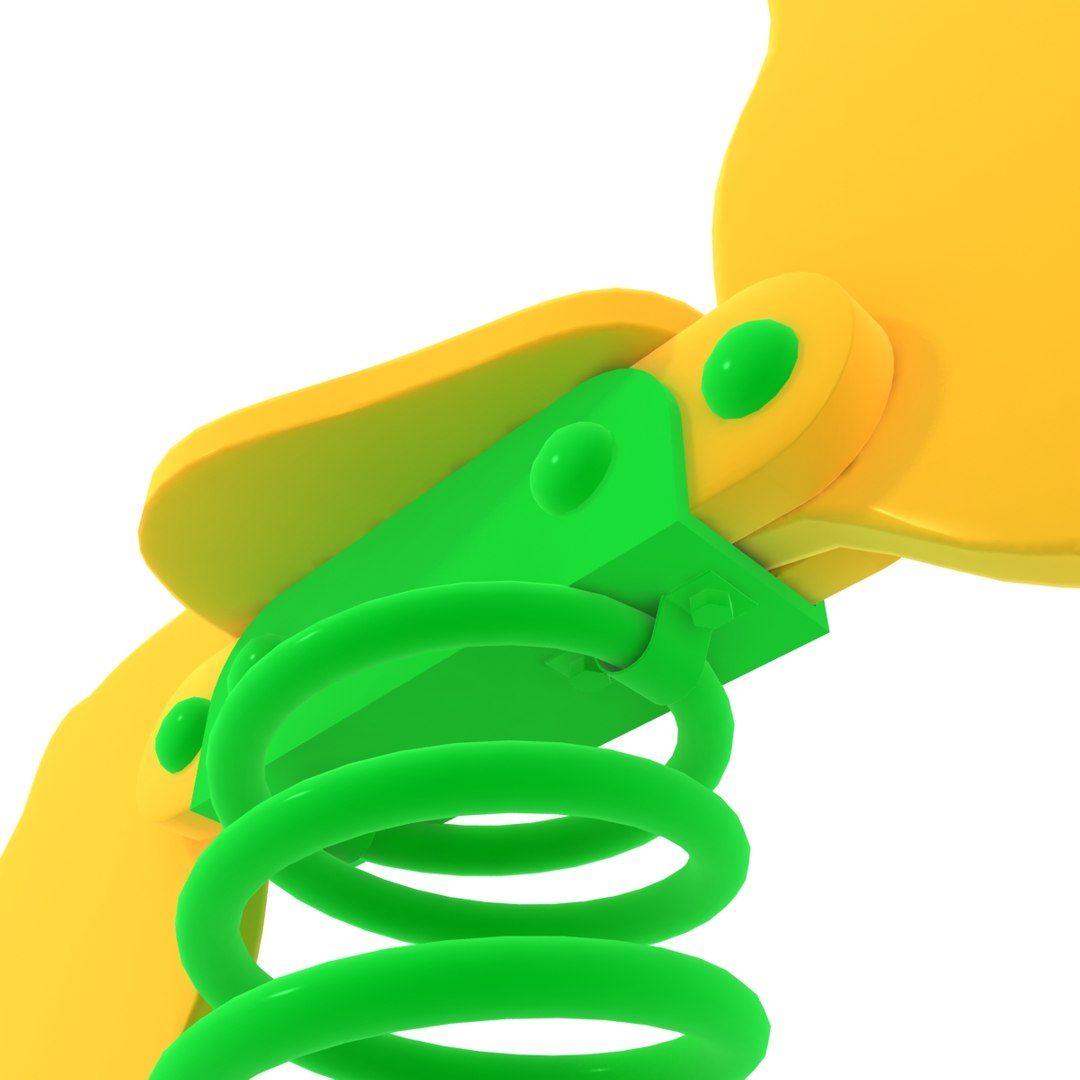 Playground Spring Swing Horse 3ds