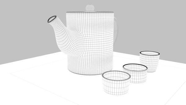 Scene tea 3D model - TurboSquid 1412032