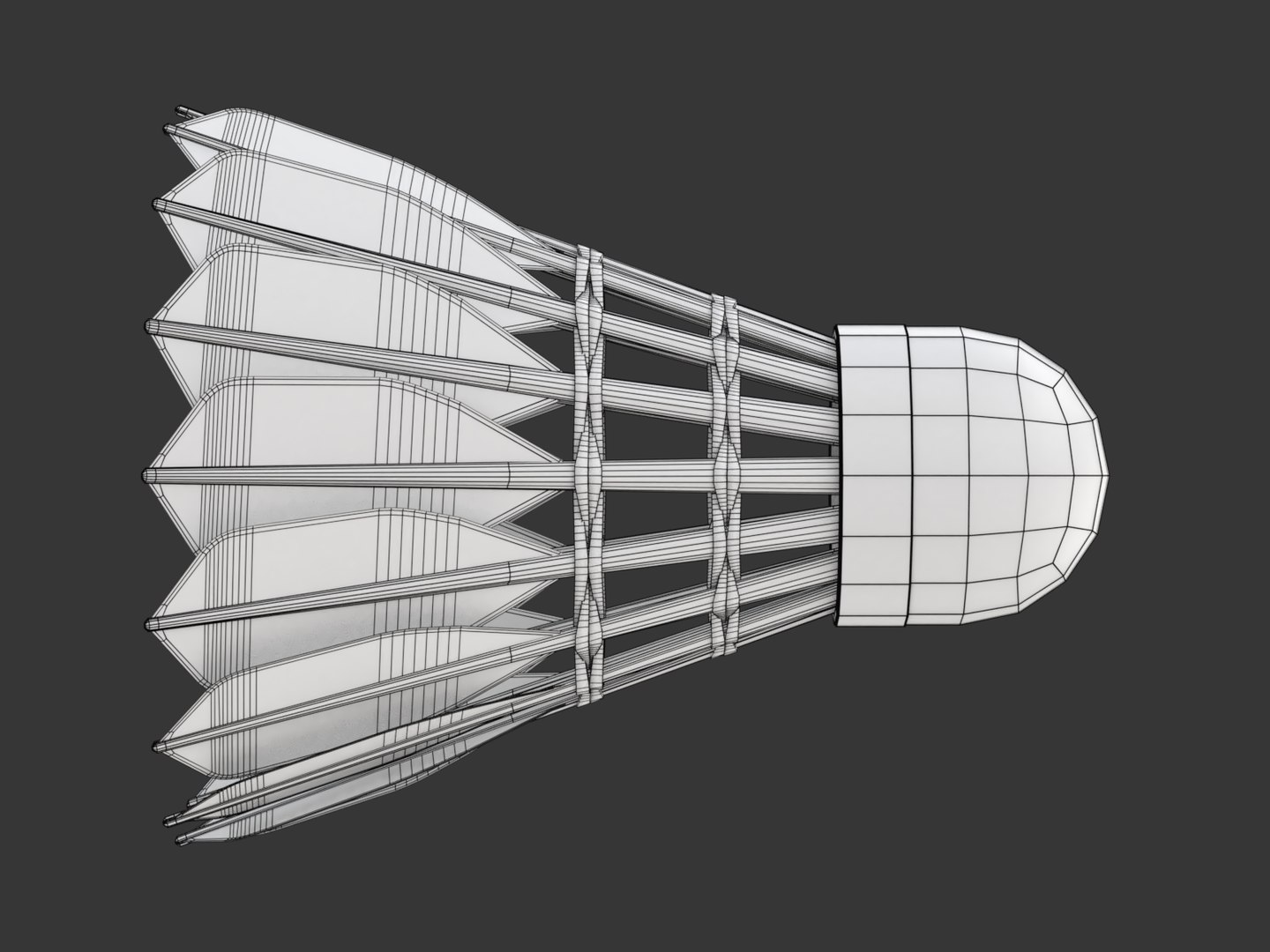 3D Badminton Shuttlecock Sport Model - TurboSquid 1354601
