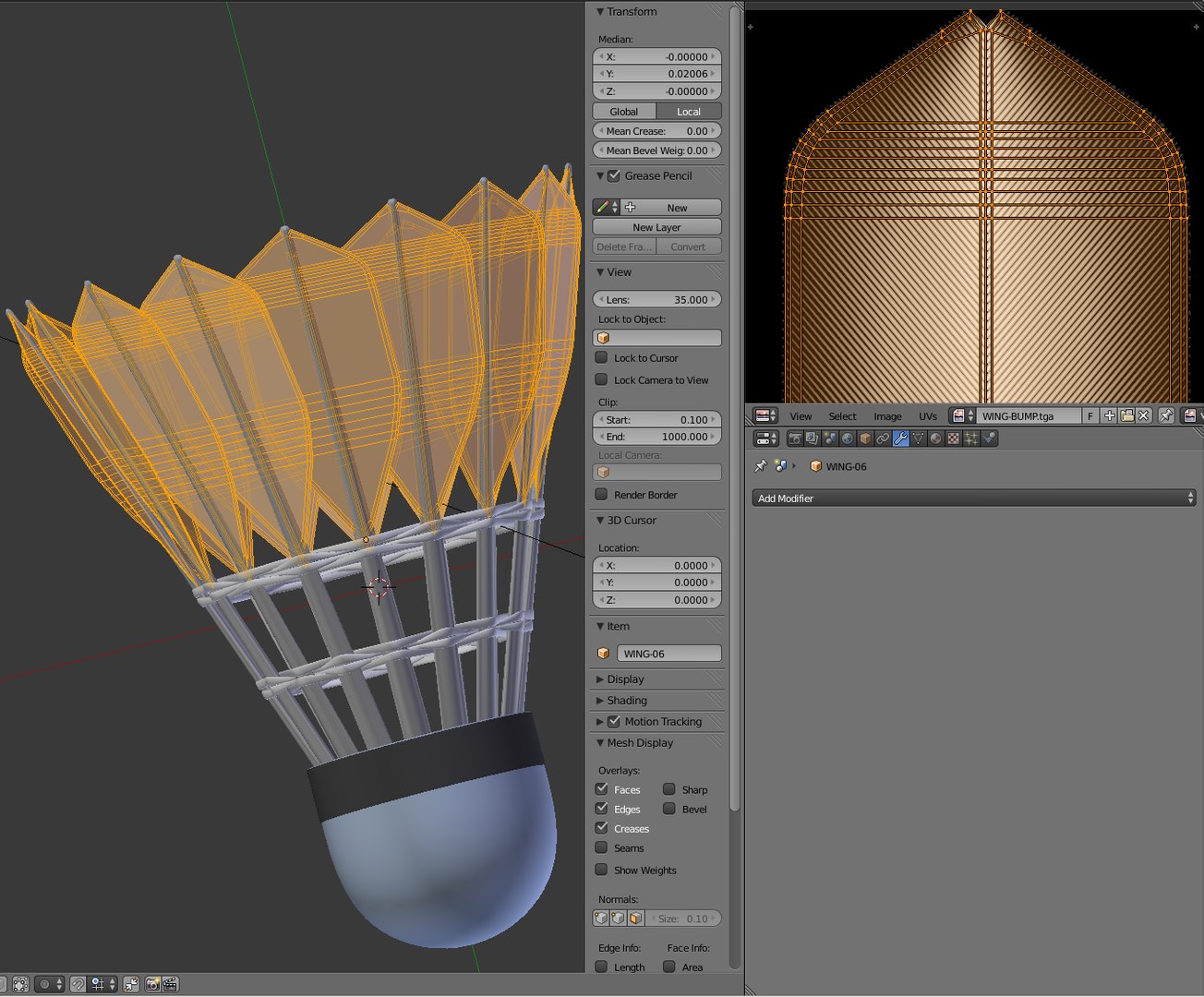 3D Badminton Shuttlecock Sport Model - TurboSquid 1354601