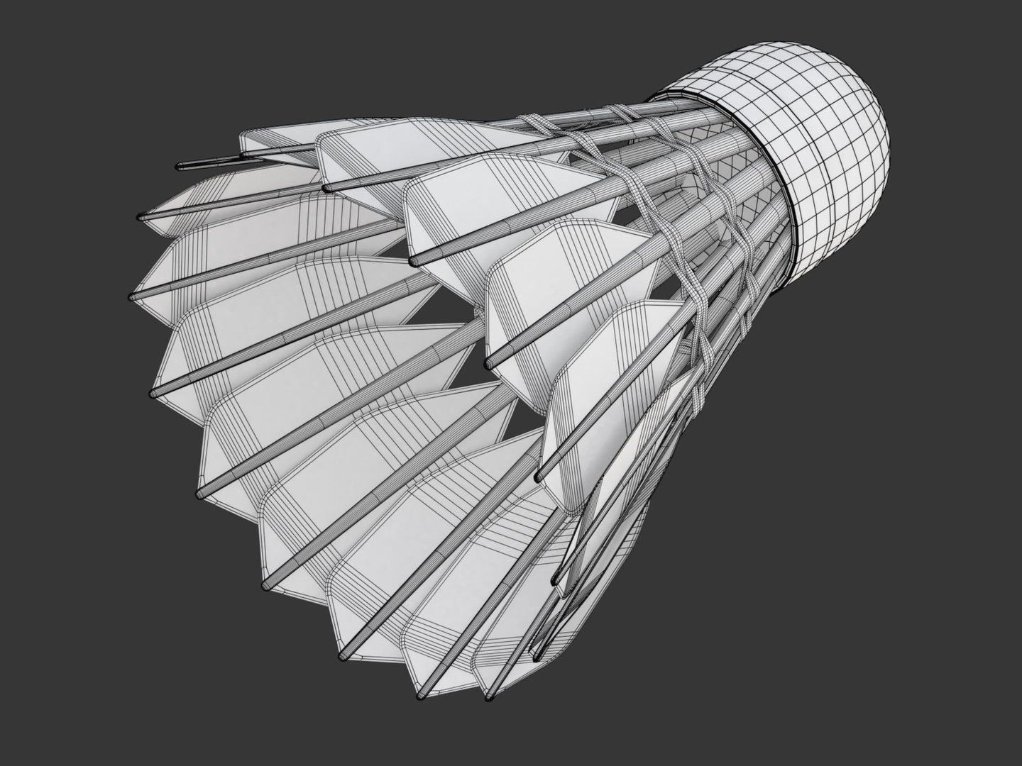 3D Badminton Shuttlecock Sport Model - TurboSquid 1354601